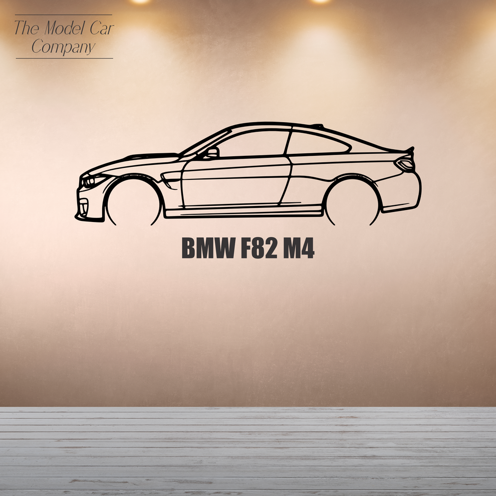 Wall Art Silhouette - BMW F82 M4 – The Model Car Company