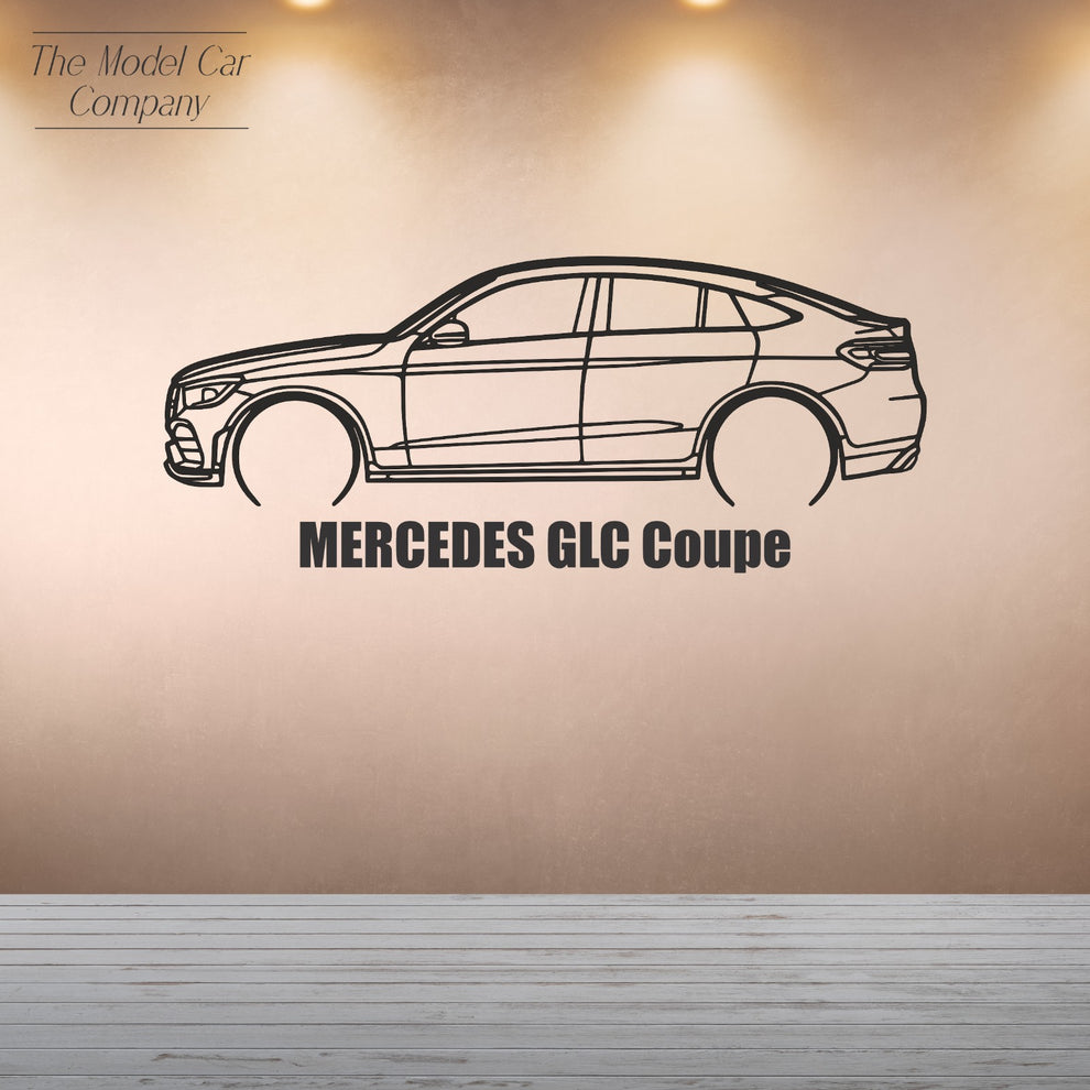 Wall Art Silhouette - Mercedes GLC Coupe – The Model Car Company